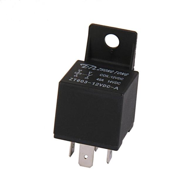 商品名:  Generic ZT603-12V Auto Truck DC 12V 40A 40 AMP Relay Relays 4 Pin, 2.3x2.3x5.5cm, Blackブランド: Generic商品サイズ: 2.3x2.3...
