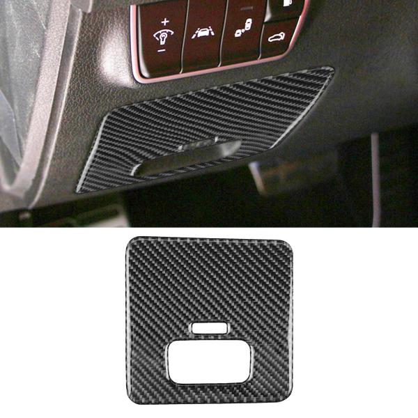 商品名:  RUIANTE Compatible with Carbon Fiber Center Consoles Car Fuse Box Panel Cover Trim Interior Car Accessories for KI...