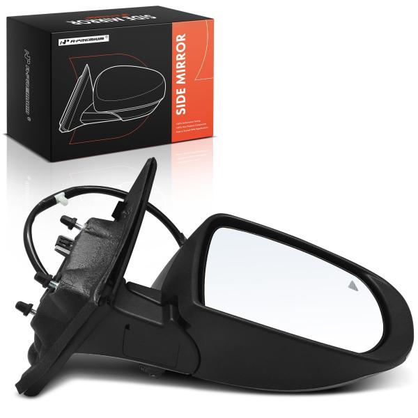 商品名:  A-Premium Passenger Side Power Door Mirror - Compatible with Jeep Compass 2017-2022 - Heated Manual Folding Black ...