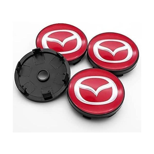 商品名:  HJHDKL 4 Pcs Car Hub Center Caps for Mazda 2 3 6 MX-5 MX-30 CX-3 CX-8 CX-9, Wheel Center Cap Replacement Part Wear...