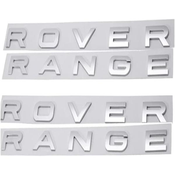 商品名:  ECOBU 2pcs Matte Silver OEM New for RO&amp;RA Letters Hood Trunk Tailgate Emblem Badge (2pcs Matte Silver)ブランド: EC...