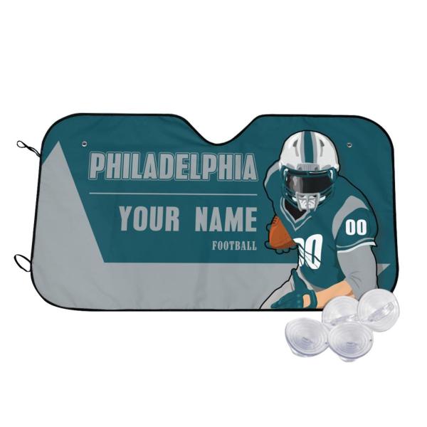 商品名:  Personalized Car Windshield Sunshade Custom Name Number Keeps Your Vehicle Cool Blocks UV Rays Sun Visor Protector...