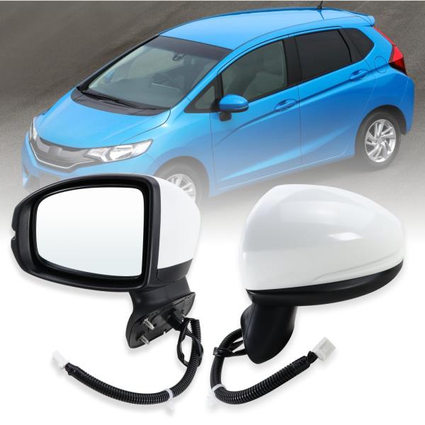 商品名:  Lqito Left Driver side Mirror compatible with 2015 2016 2017 2018 2019 Honda fit with Manual Folding power glass N...