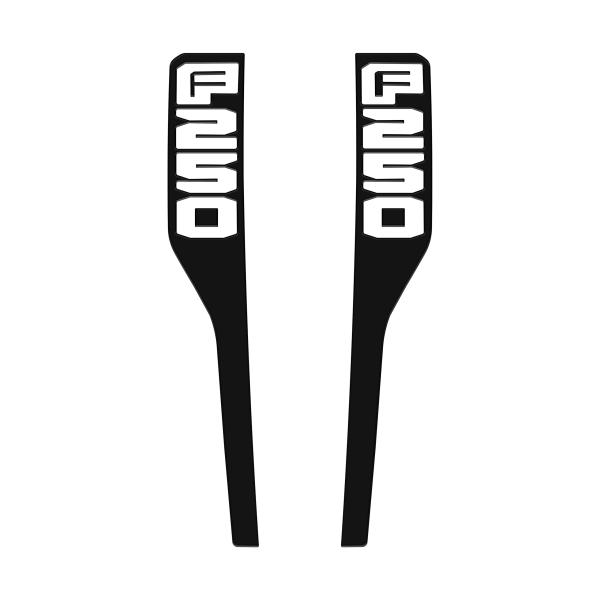 商品名: フロントフェンダーエンブレムオーバーレイ - 2023-2025 Ford Super Dutyに対応 Front Fender Emblem Overlays - Compatible with 2023-2025 Ford S...