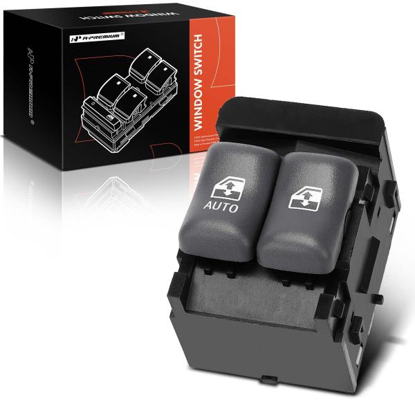 商品名: A-Premium Master パワーウィンドウスイッチ Pontiac Grand Prix 1994 1995 1996、クーペ、フロント左運転席側、交換# 88894536に対応 A-Premium Master Powe...