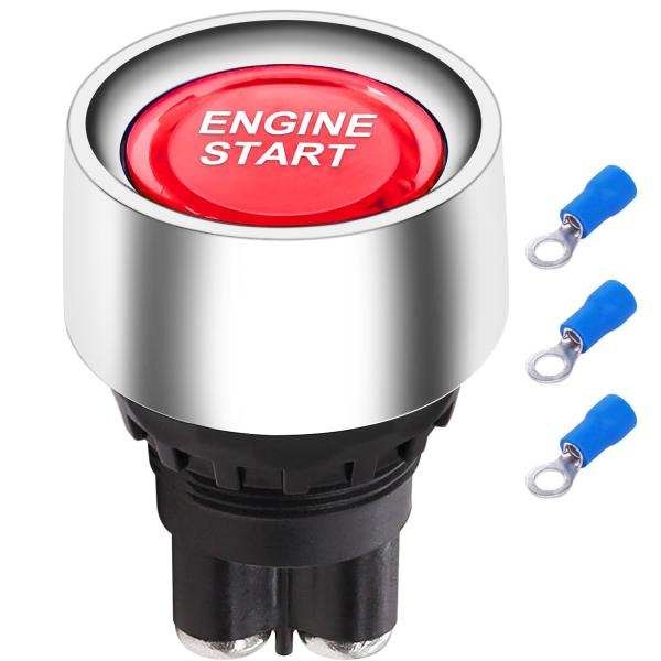 商品名:  weideer 12V Push Button Starter Switch Engine Start Ignition Switch Momentary Red Led 12 Volt 50A Button Start Swi...