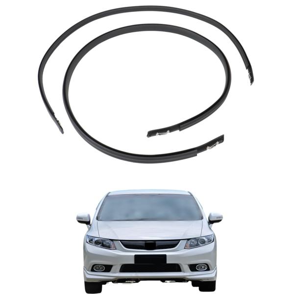 商品名:  labwork Left Right Kit Roof Trim Molding Sealing Strip 2PCS Black Replacement for Honda Civic 2012-2015 74306-TR0-...