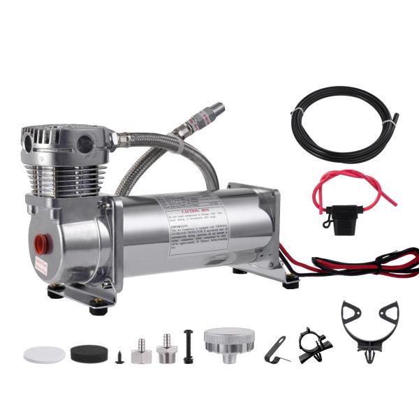 商品名:  Air Compressor,Air Horn, Air Suspension, Train Horn - Car Accessories, 480C12V Heavy Duty, Compact Air Compresser ...