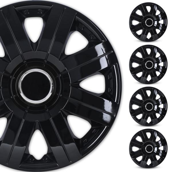 商品名: WOLFSTORM 16インチ ユニバーサル ホイールリムカバー ハブキャップ オートハブキャップセット R16ホイールカバー 交換用 スナップオン 車 トラック SUV - 16インチ 4個セット スナップオン R16 ハブキャ...