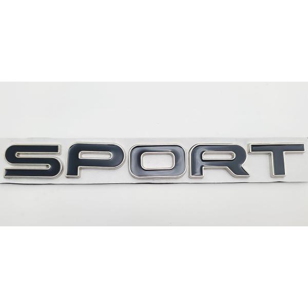 商品名: 3D合金スポーツエンブレムデカール交換用ネームプレートレターバッジ1個(シルバーブラック) DFBIQKLS 1 PCS New 3D Alloy Sports Emblem Decal Replacement Nameplate...