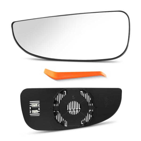 商品名: SNEMEEY 下部運転席側ミラー 2014-2021 Ram Promaster 1500 2500 3500用、左側 Ram Promaster 牽引ミラー 交換用ガラス、パワーヒーティング、バッキングプレート付き 68413...