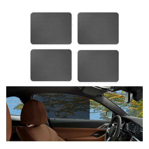 商品名: Augeny 車用サイドウィンドウサンシェード4点、16.5インチ×15インチ オートサンサイドフィルムが熱と紫外線をブロック 洗濯可能 再利用可能 車両ウィンドウ静電気吸着サンシェードステッカー ユニバーサルカーアクセサリー A...