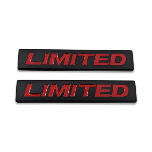商品名:  Axlzx 2X Matte Metal Limited Logo Car Emblem Premium 3D Racing Sport Edition Badge Auto Sticker Turbo Decal Replac...