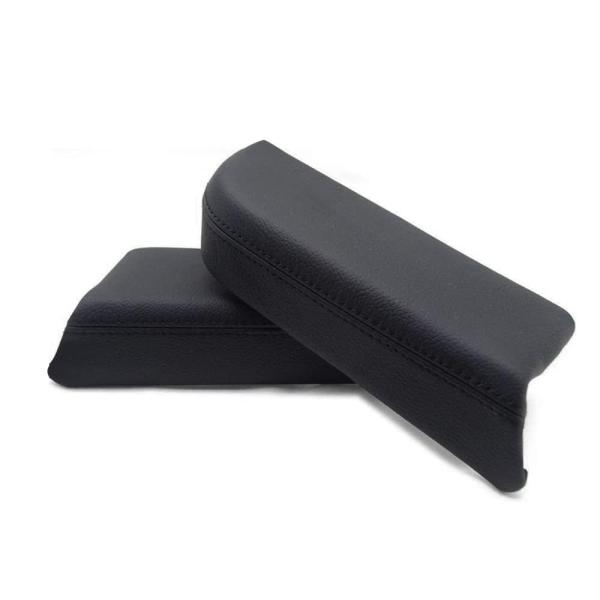 商品名: G-PLUS ブラック 2個 フロントドアアームレストレザーカバーセンターコンソール、ホンダパイロット2009 2010 2011 2012 2013 2014 2015、ドアパネルアームレストカバースキン左右対応 G-PLUS ...