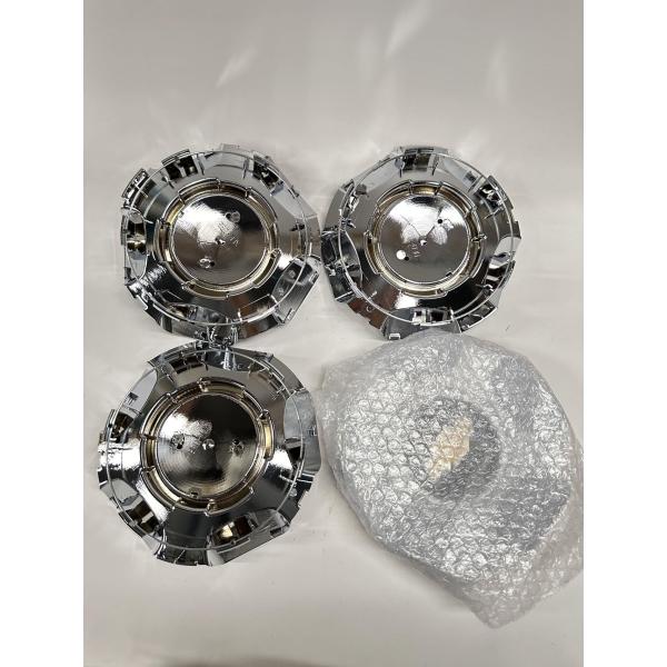 商品名: ホイールキャップ ハブキャップ センターキャップ Forhevy Tahoe Silverado Avalanche Chrome Center Cap 2009-13、4個セット、クロム仕上げ #9597345 CV345-B ...