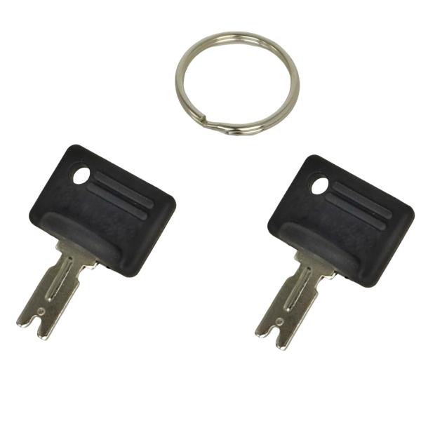 商品名:  XYZIL 2X Ignition Switch Key 107151-002 166 6T-2663 Compatible with Crown Forklift for Gradall for Caterpillar for...