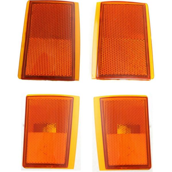 商品名:  NEWBAILUN Wajir Side Marker Kit Fits Side Marker and Reflector 4Pc 13417431,Easy to install and maintainブランド: NEWB...