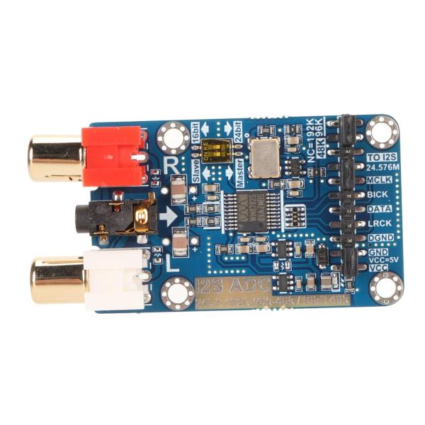 商品名: I2S ADCオーディオカードモジュール、マスタースレーブモード開発ボード、3.5mmまたは入力用。 I2S ADC Audio Card Module, Master Slave Mode Development Board f...