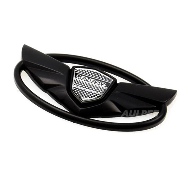 商品名: AULPEE 天使の翼 3D フロントリアエンブレム、The Art of Speed ヴィンテージクーペネームプレートバッジ Genesls Coupe 2010-2017に対応 (マットブラック) AULPEE Angel W...