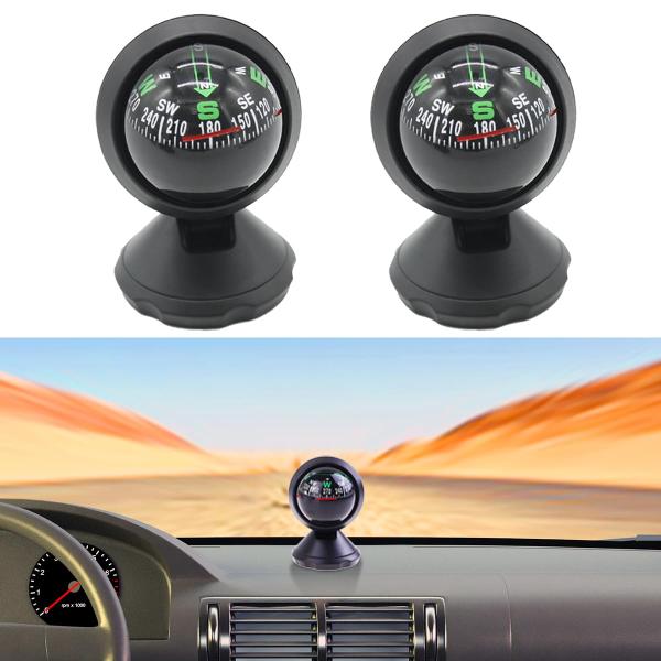 商品名:  Car Compass Ball, Round Car Compass with Bottom Stick, Dash Mount Adjustable Compass Ball, Navigation Hiking Direc...