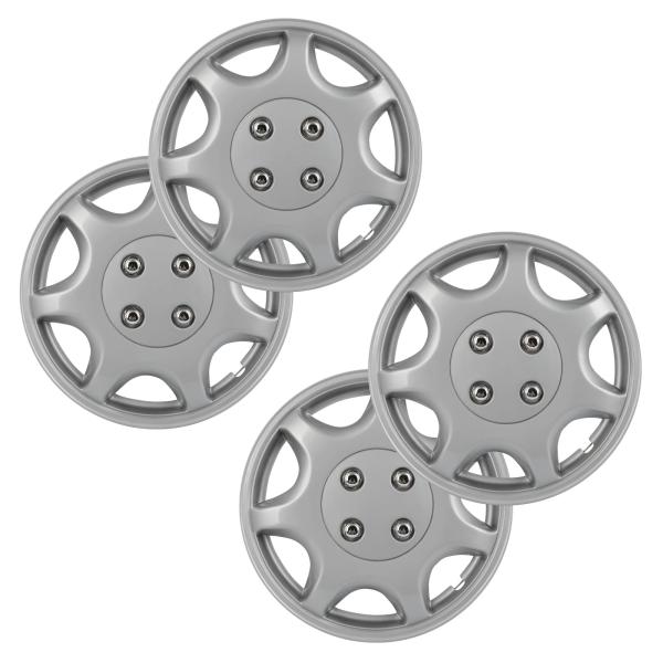 商品名: 腐食フリー&amp;頑丈 ? フルヒート&amp;耐衝撃グレード ? OEM交換品、OCPTY 14インチハブキャップホイールカバー 4個パック OEM Replacement 4 Pack OCPTY 14 inch Hubca...