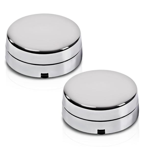 商品名:  G-PLUS Rear Wheel Chrome Center Hub Caps Compatible with Dodge Ram 3500 1-Ton Dually 2003-2017 8-Lug 5 Slot 17" St...