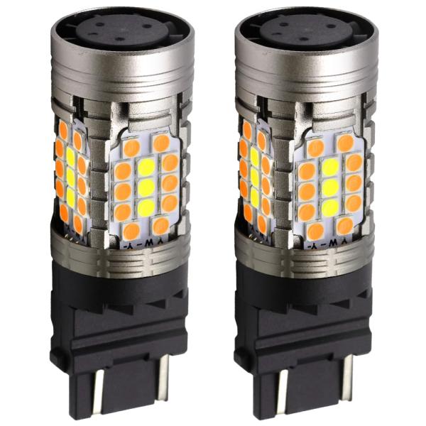 商品名:  Syneticusa 3157 Error Free Canbus Dual Color Switchback LED Turn Signal Light Bulbs Anti Hyper Flash All in One Bu...