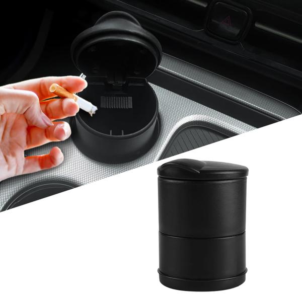 商品名: PACLVIO 車用灰皿 蓋付き 防臭 防風 取り外し可能 自動トラック灰皿 無煙 自己消火 シガレット灰皿 カップホルダー ポータブル ミニ車用 ゴミ箱 ユニバーサル オフィス 自宅用 Car Ashtray with Lid,...