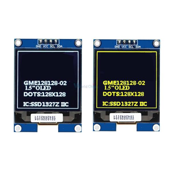 商品名:  Generic 1.5 Inch OLED Display Screen Module 128x128 SSD1327Z Driver I2C IIC Interface for for STM32 for Arduinoブラン...