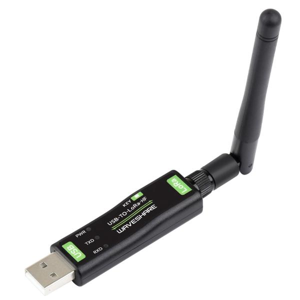 商品名:  USB to LoRa Data Transfer Module with Antenna Based On SX1262 Driver-Free, Multi-System Compatible, Suitable for D...