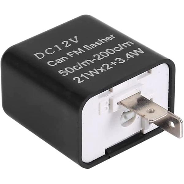 商品名:  URMIBDAI Electronic Accessories Relay 2 Pin LED Flasher Relay 12V Adjustable Frequency of Turn Signals Blinker Ind...
