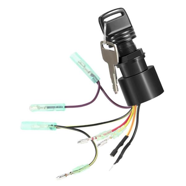 商品名:  MIYIMORE Boat Ignition Switch with Key,Fit Mercury Mariner Outboard Motor Control Box with 2 Keys 3 Position(Off-R...