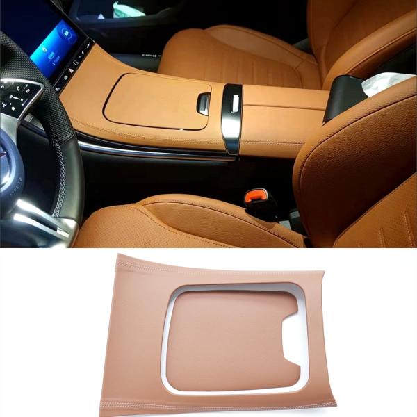 商品名:  ZiWen Interior Trims Gear Shift Panel Center Console Leather Cover Accessories for Mercedes Benz GLC Class X254 20...