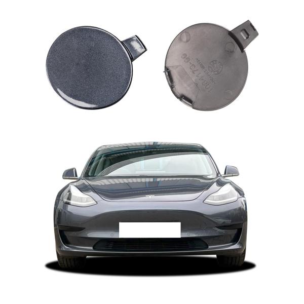 商品名:  Goholy Front Bumper Tow Hook Cover Compatible with Tesla Model 3 2017 2018 2019 Trailer Cover Cap 108417300E 10841...