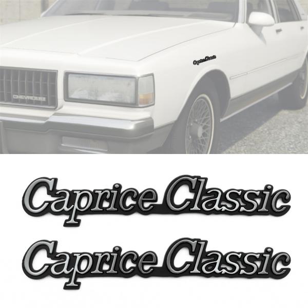 商品名: カプリス-クラシックレターステッカー2枚 1977-1984 カプリス クラシックカー フロントフェンダー 左右 3D エクステリア ネームプレート バッジ エンブレム デカール 20079927 Forxinger 2PCS C...