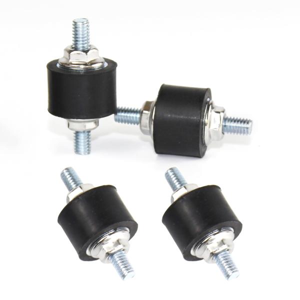 商品名: EASYEAH M4 ゴム振動アイソレーターマウント ダブルスタッドショックアブソーバーアイソレーションマウント 防振サイレントブロック 車 ボート ボビン モーター コンプレッサー ポンプ用 4個 M4x10-15x10mm M...