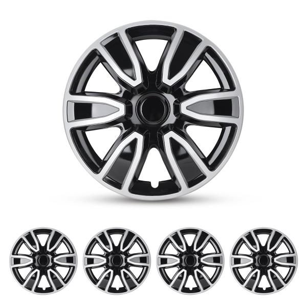 商品名:  WOLFSTORM 15" Universal Hubcaps, R15 ABS Wheel Rim Covers, Auto Tire Cover Replacement Exterior Hub Cap Cover - Se...