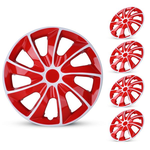 商品名:  AUTOWIKI 15 Inch Hubcaps for 15inch Standard Steel Wheel Rims - Snap On Auto Tire Replacement Exterior Hub Caps fo...