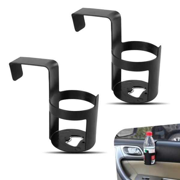 商品名: Sephile 車用吊り下げ式ウォーターカップホルダー2個 4.5インチ x 2.5インチ ポータブル シンプル 隙間収納ラック 車のウィンドウシートアームレスト用 安定した耐衝撃性 こぼれ防止 飲料ホルダー 車用 ユニバーサル ...