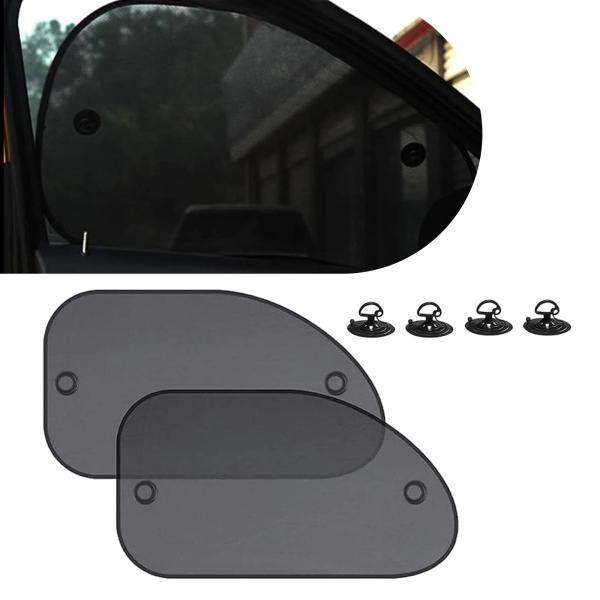 商品名: Nowkont Pack-2 Car 25.5インチ x 14.9インチ フロントサイドウィンドウサンシェード、メッシュ断熱アンチグレア保護カバー、日焼け防止 車を涼しく保つプライバシーカバー、車用サンシールドアクセサリー用ユニバ...