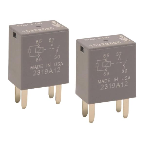 商品名: リレー 15328866 (2個セット) 4ピンハイパワーリレー - 12VDC 20A 4端子多目的リレー 8385 2pcs Fuse Relay 15328866, 4-Pin High Power Relay - 12VD...