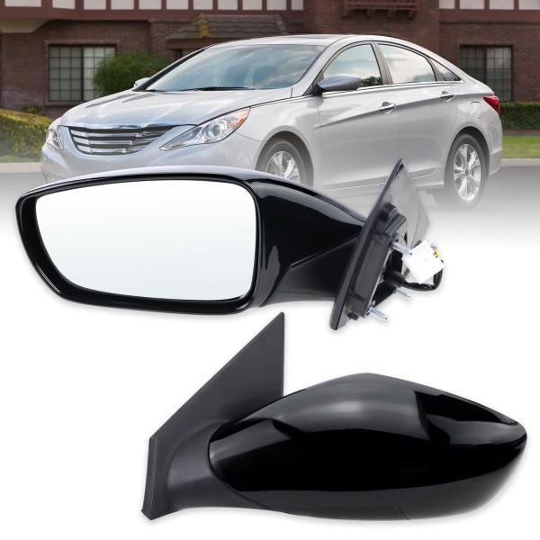 商品名:  Lqito Left Driver Side Door Mirror Compatible With 2011 2012 2013 2014 Hyundai Sonata With Power Glass Manual Fold...