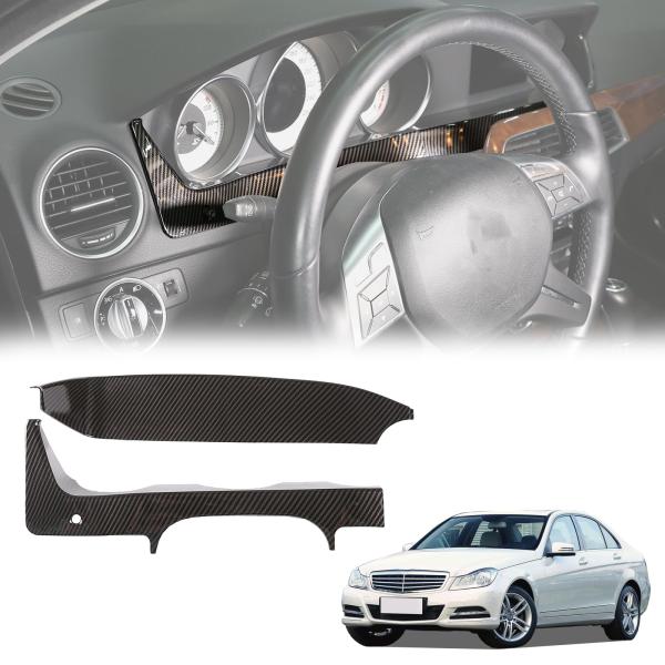 商品名:  Tumukiw Dashboard Panel Trim Cover Compatible with Mercedes-Benz C Class W204 2011-2013 Center Console Panel Dashb...