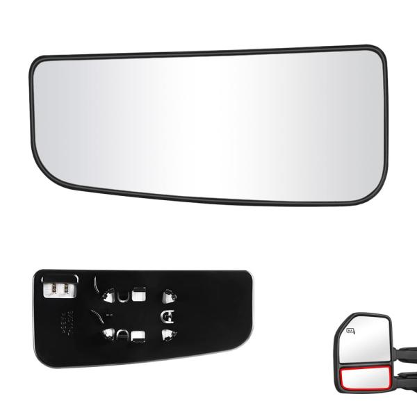 商品名:  Senzeal Driver Side Heated Lower Mirror Glass Replacement for Ford F150 Truck 2015-2020 Ford F250 F350 Super Duty ...