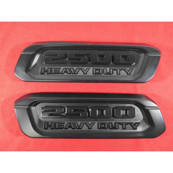 商品名:  Generic 2pack OEM 2500 HEAVY DUTY Emblems Left Right Side Badges Hood 3D ABS Compatible with fits 2500 (Black), 19...