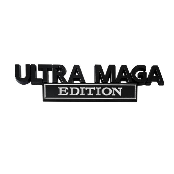 商品名: RGOAANC ウルトラMAGAエディションエンブレム、車のエンブレムバッジ3Dステッカーデカール、クラシックなパーソナリティラベル車のバッジ、強力な接着剤付きカーアクセサリーウルトラMAGAステッカーユニバーサルカー(ブラックホ...