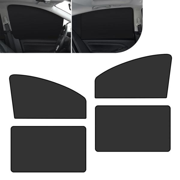 商品名: Sinytuto 車用フロントサイドウィンドウサンシェード 4個 24.41インチ x 18.90インチ x 12.99インチ 31.50インチ x 18.90インチ 折りたたみ式車両リアサイドウィンドウ断熱アクセサリー ほとんど...