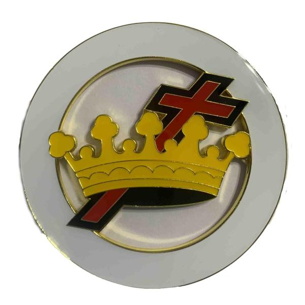 商品名:  Generic Lady Knights Auto Emblem [Yellow, Red, White] [3"" Diameter], Green/Goldブランド: Generic商品サイズ: 3 Inches高さ: 7....