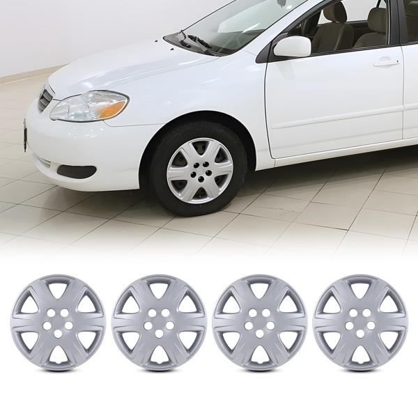 商品名:  AUTOFREE 15" Hubcaps Wheel Rims Cover Compatible for 2005-2008 Toyota Corolla Steel Wheels Snap On Installation PP...
