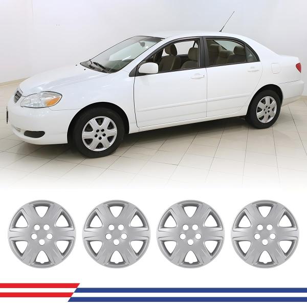 商品名:  CPW 15 Inch Hubcaps Fit for 2005-2008 Toyota Corolla, Wheels Rim Cover Replacement Compatible with Toyota Corolla ...